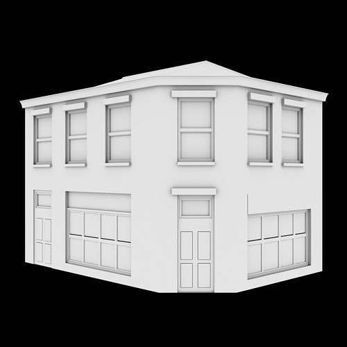 3D model Building 23 VR / AR / low-poly | CGTrader
