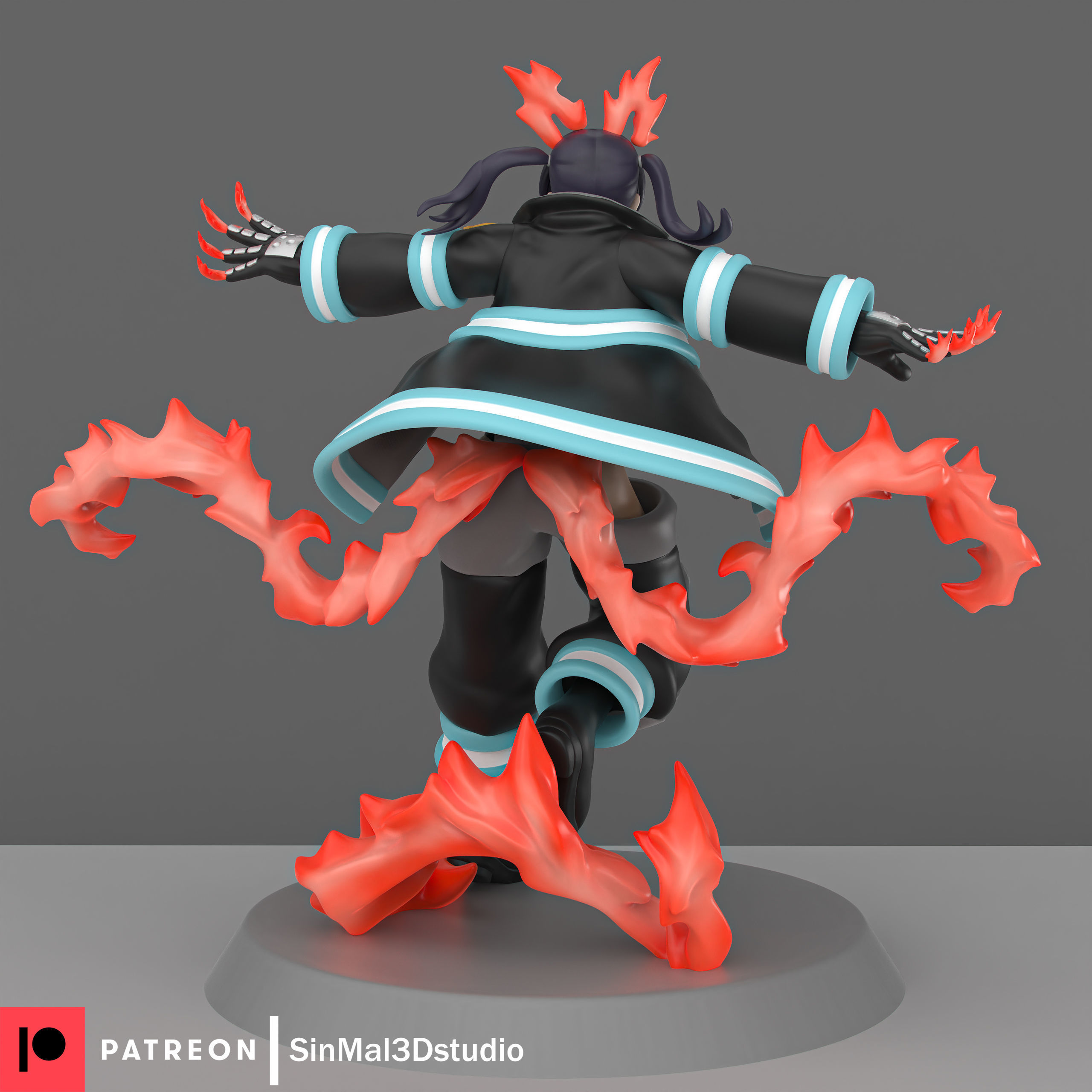 Fire force tamaki 3D model 3D printable | CGTrader