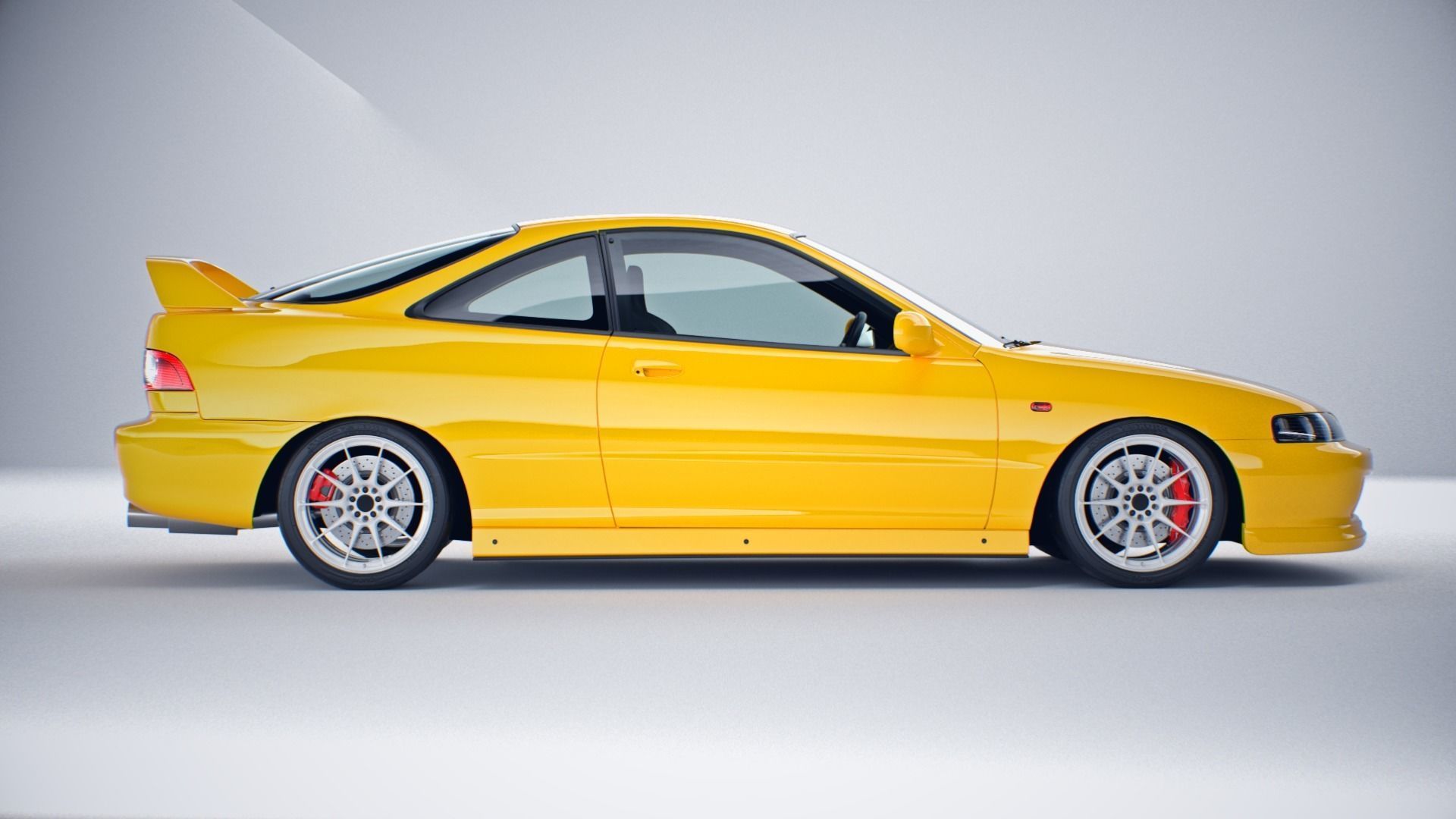 Honda Integra Type R DC2 1996 3D model | CGTrader