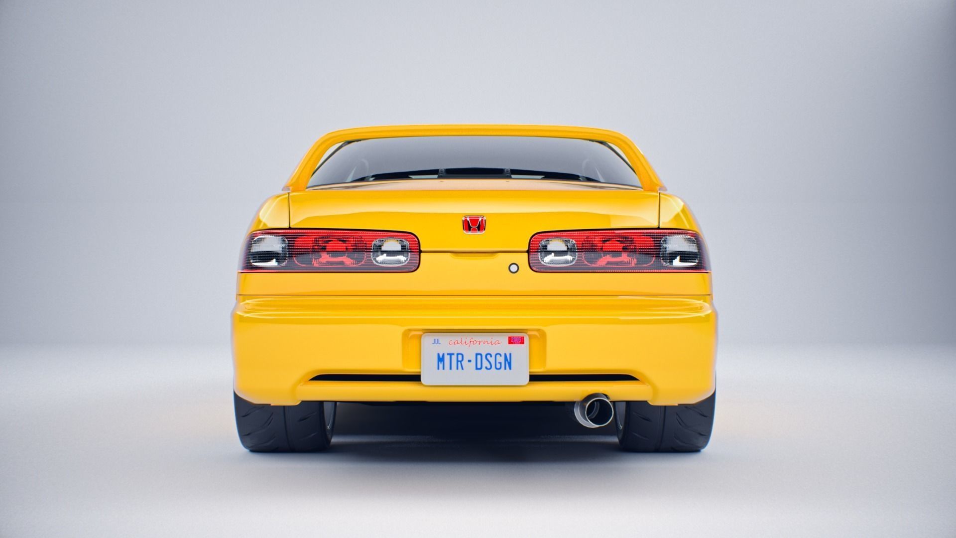 Honda Integra Type R DC2 1996 3D model | CGTrader