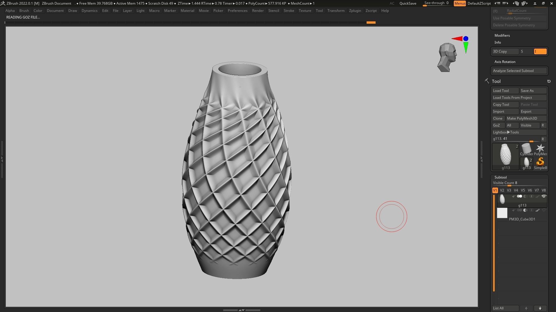 pot g113 3D model 3D printable | CGTrader