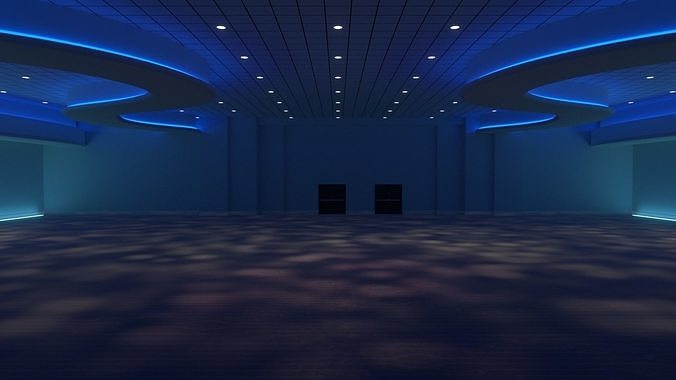 Ballroom 16 3D model | CGTrader