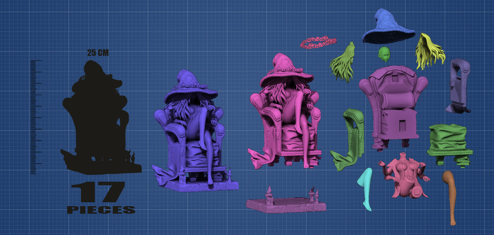 Ranni the witch NSFW - Elden Ring 3D model 3D printable | CGTrader