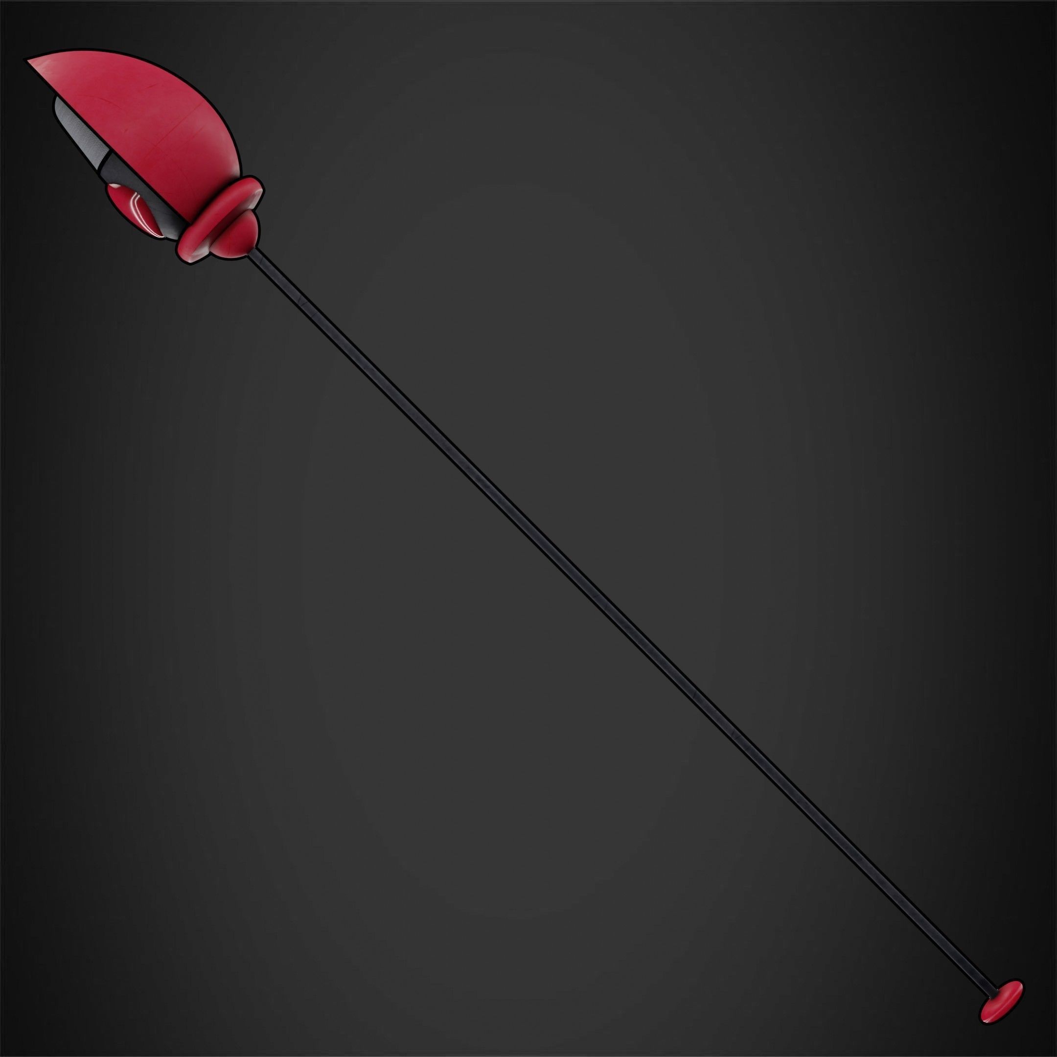 Hazbin Hotel Alastor Mic Cane for Cosplay 3D model 3D printable | CGTrader