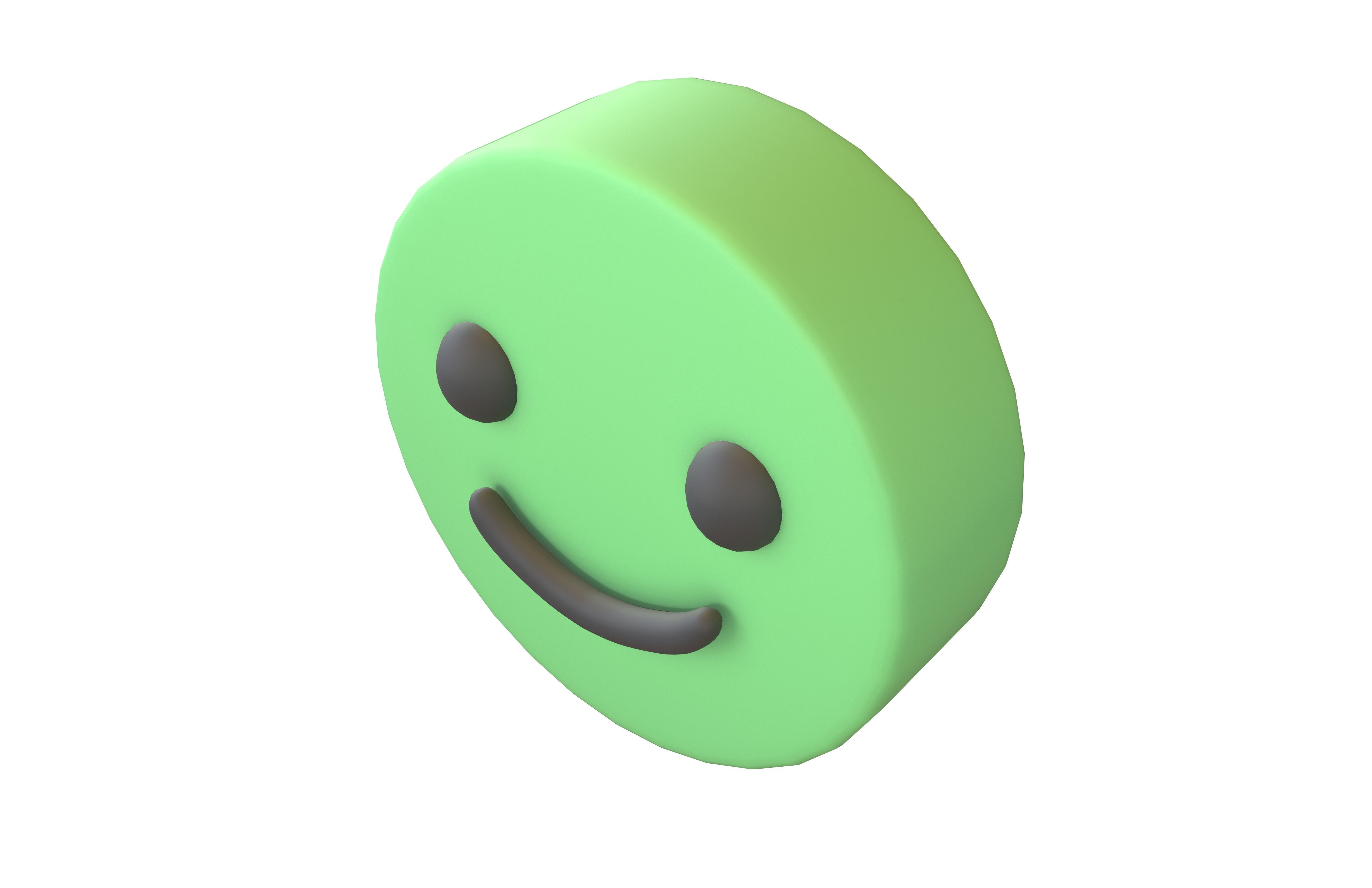 3D model Smile Emoji v2 001 VR / AR / low-poly | CGTrader