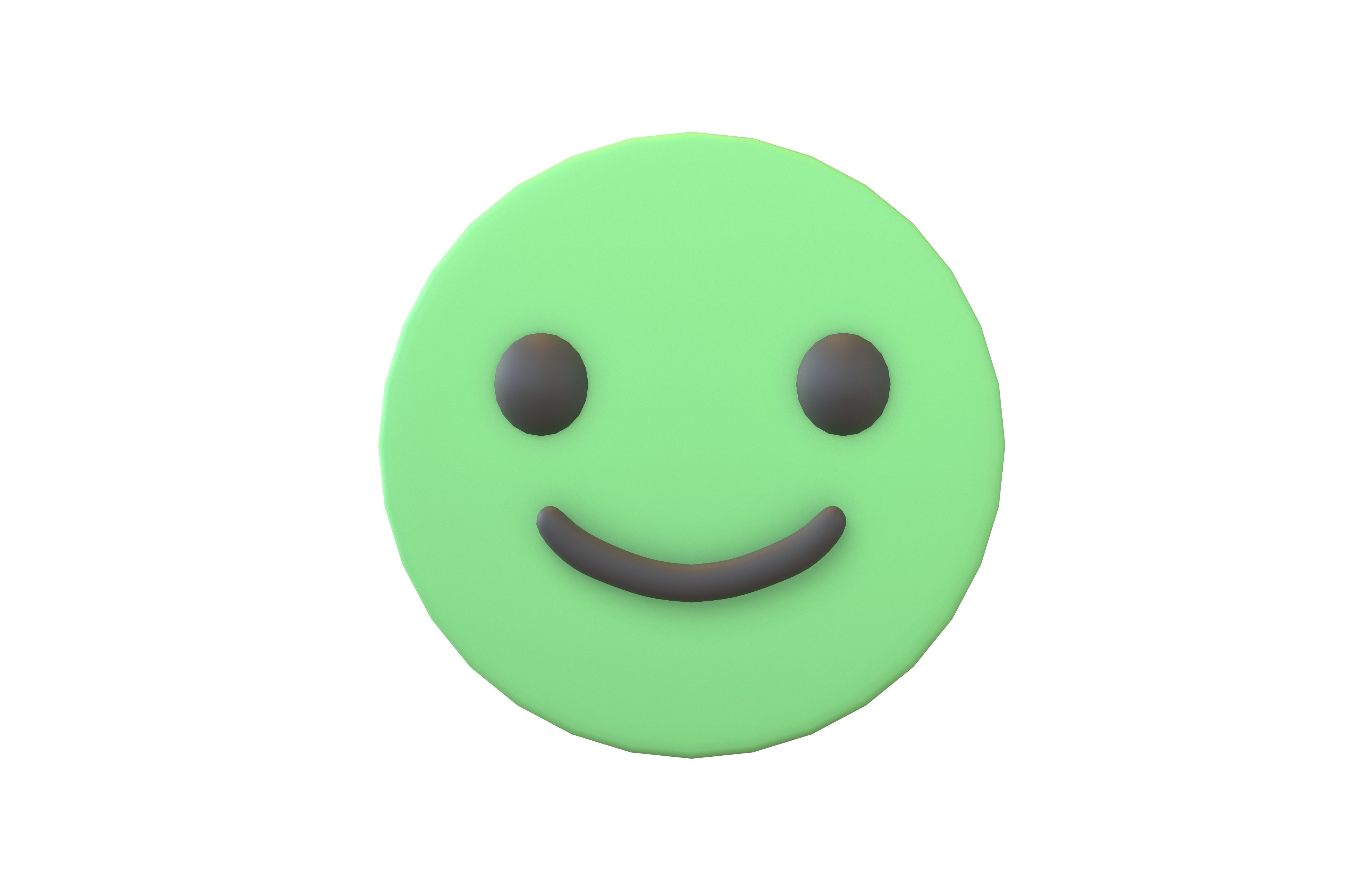 3D model Smile Emoji v2 001 VR / AR / low-poly | CGTrader