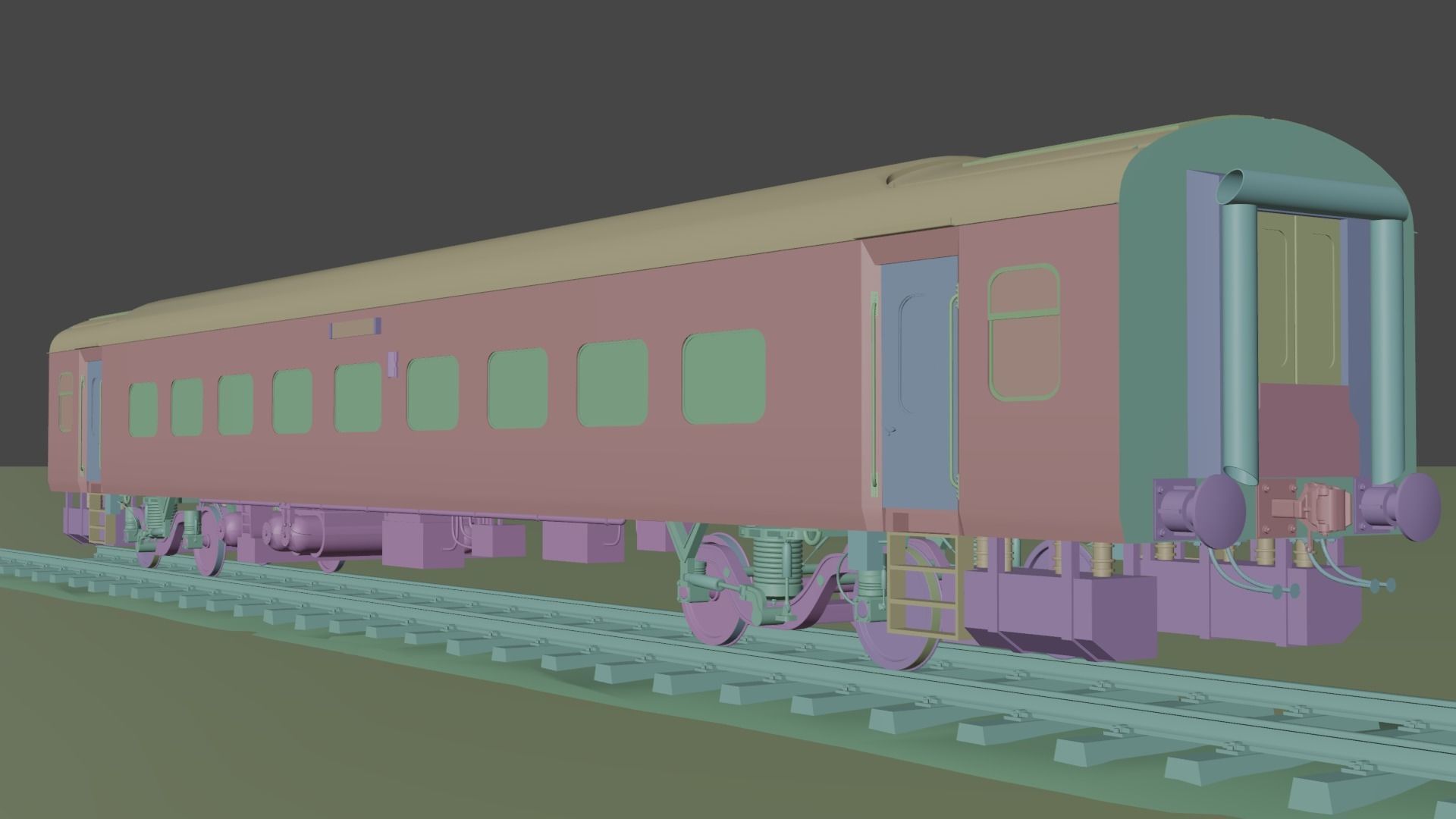Indian Railways LHB Ac 3 Tier Sleeper Coach With Interior 3D model | CGTrader