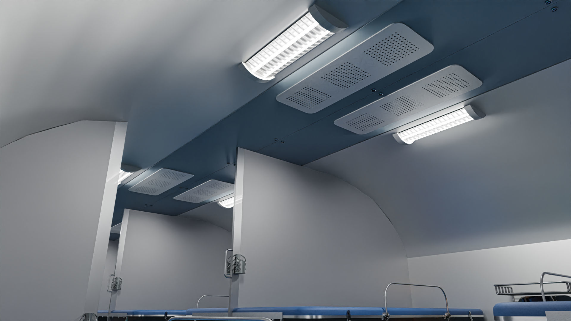 Indian Railways LHB Ac 3 Tier Sleeper Coach With Interior 3D model ...