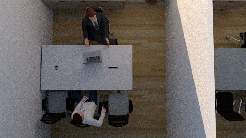 Office Designing 3D model animated | CGTrader