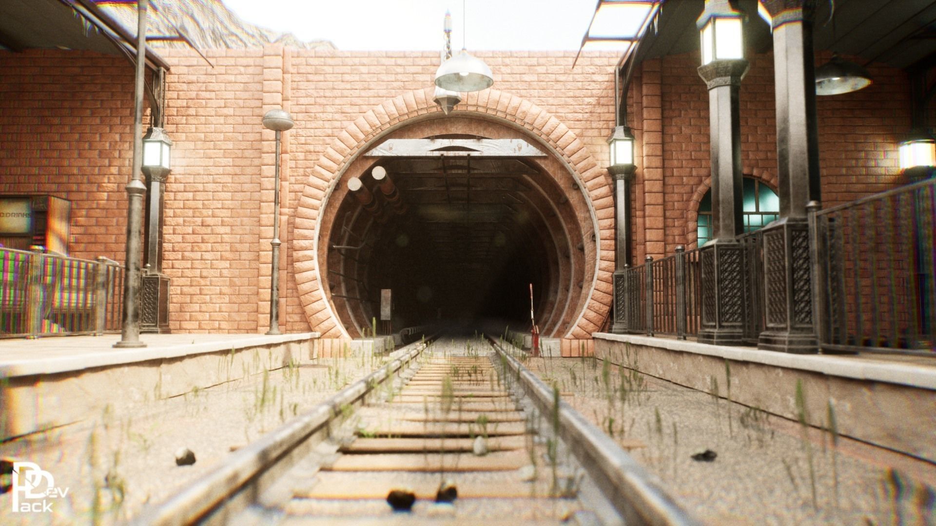 3D model Train Station 61 Assets VR / AR / low-poly | CGTrader