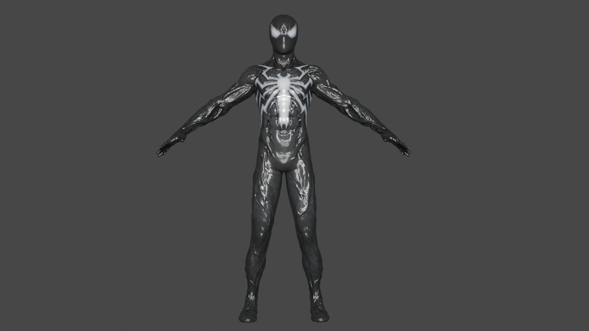 3D model Spiderman Symbiote Suit VR / AR / low-poly | CGTrader