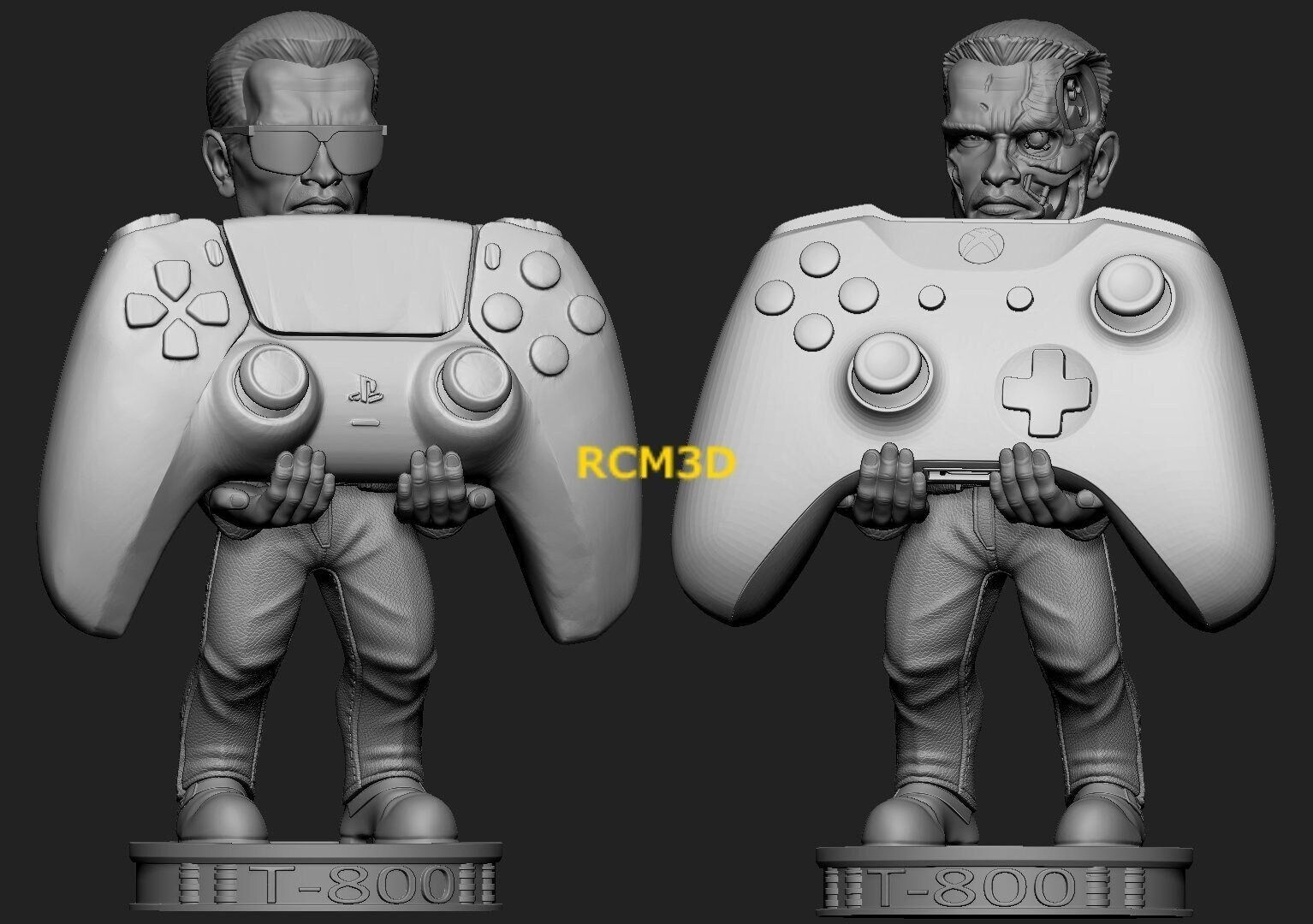 Terminator Arnold joystick holder 3D model 3D printable | CGTrader