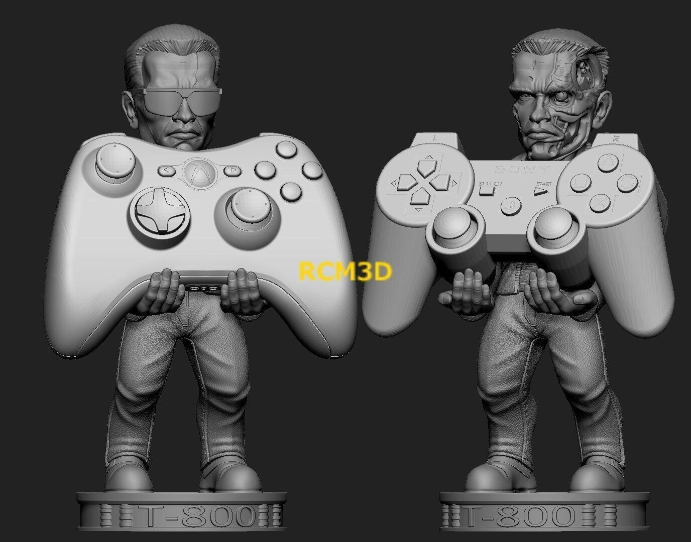 Terminator Arnold joystick holder 3D model 3D printable | CGTrader