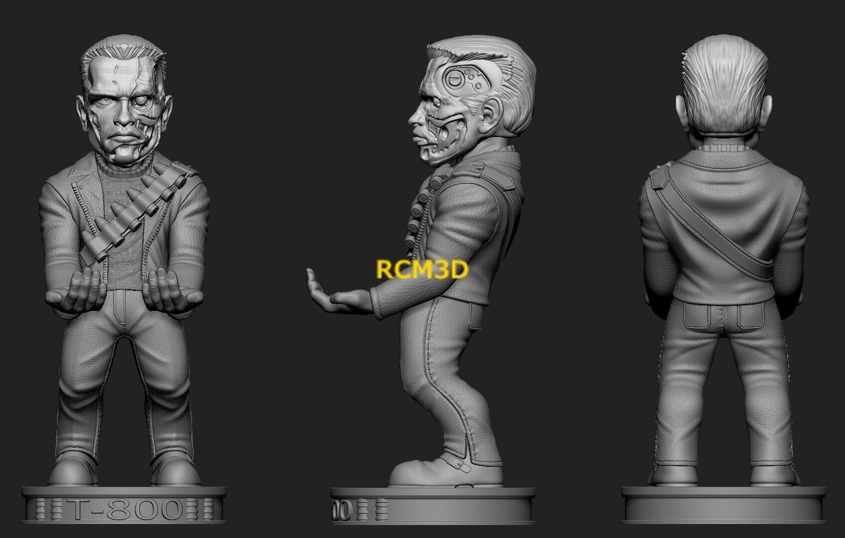 Terminator Arnold joystick holder 3D model 3D printable | CGTrader