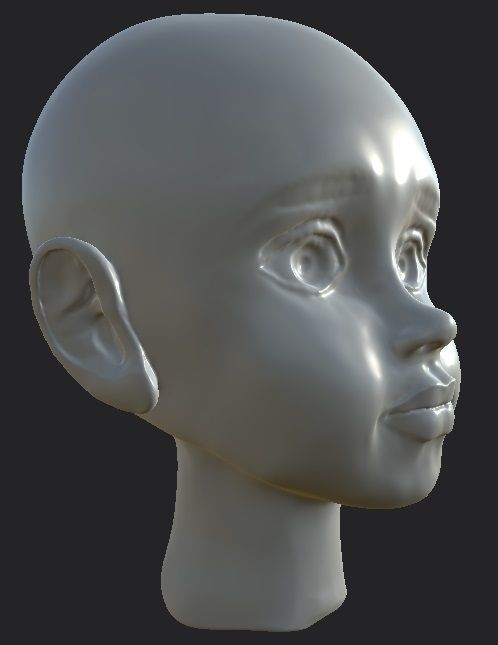 Character Head 3D model | CGTrader