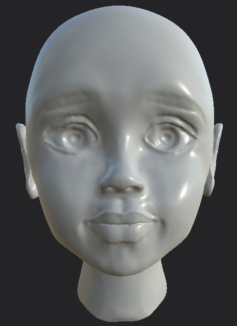 Character Head 3D model | CGTrader
