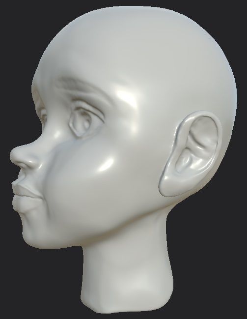 Character Head 3D model | CGTrader