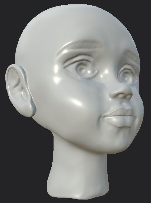Character Head 3D model | CGTrader