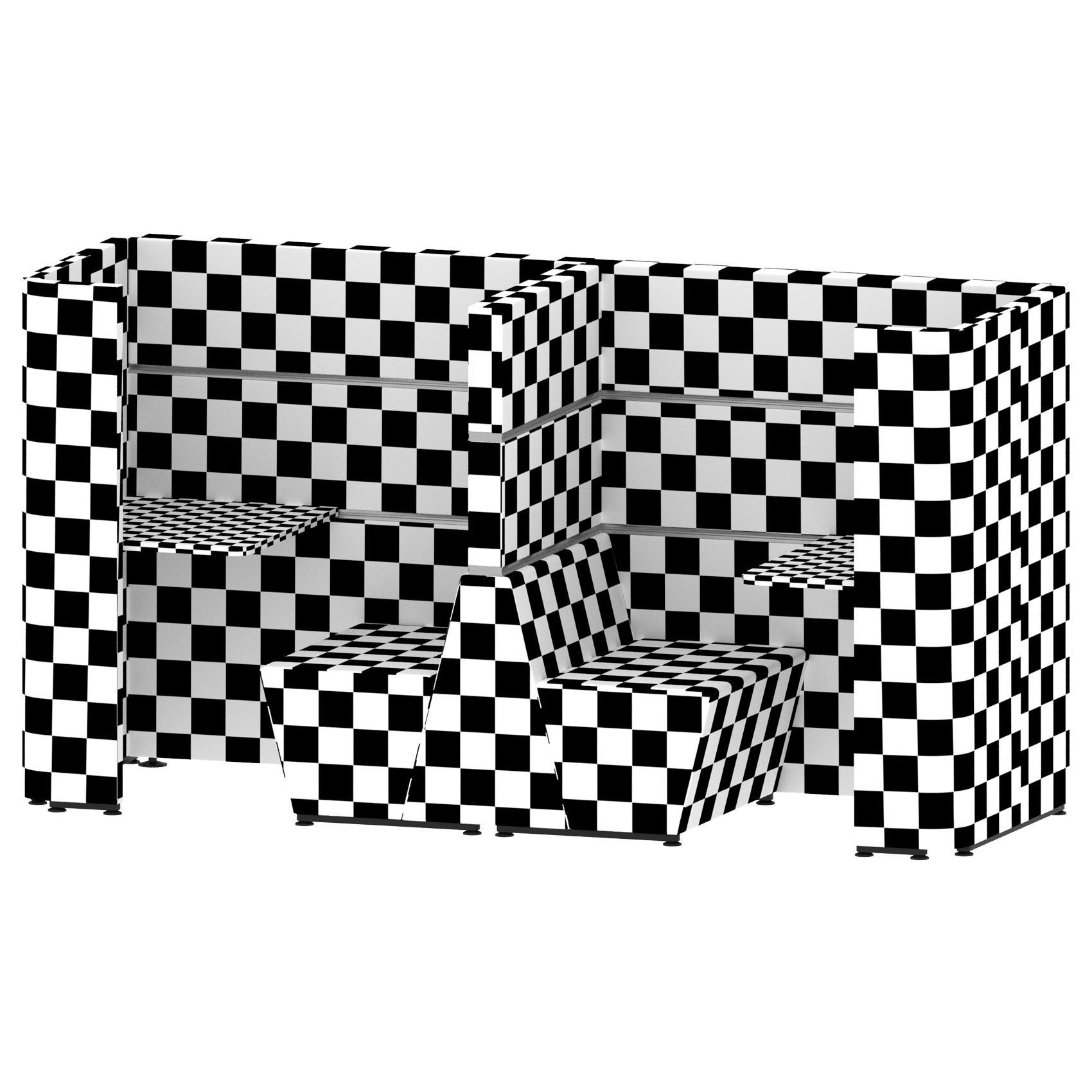 Office cubicle Connection Cubbi 3D model | CGTrader