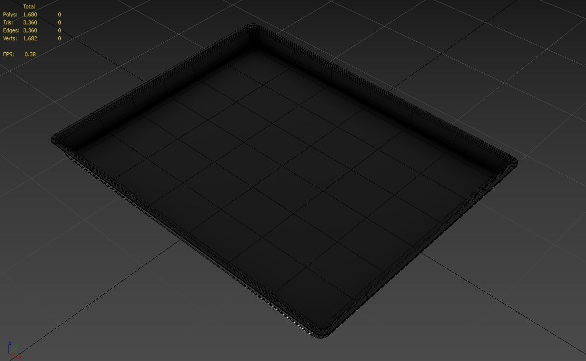 3D model Baking Sheet Model 04 VR / AR / low-poly | CGTrader
