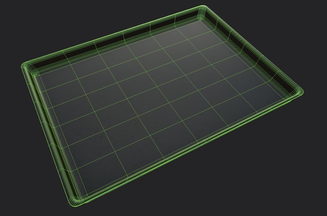 3D model Baking Sheet Model 04 VR / AR / low-poly | CGTrader