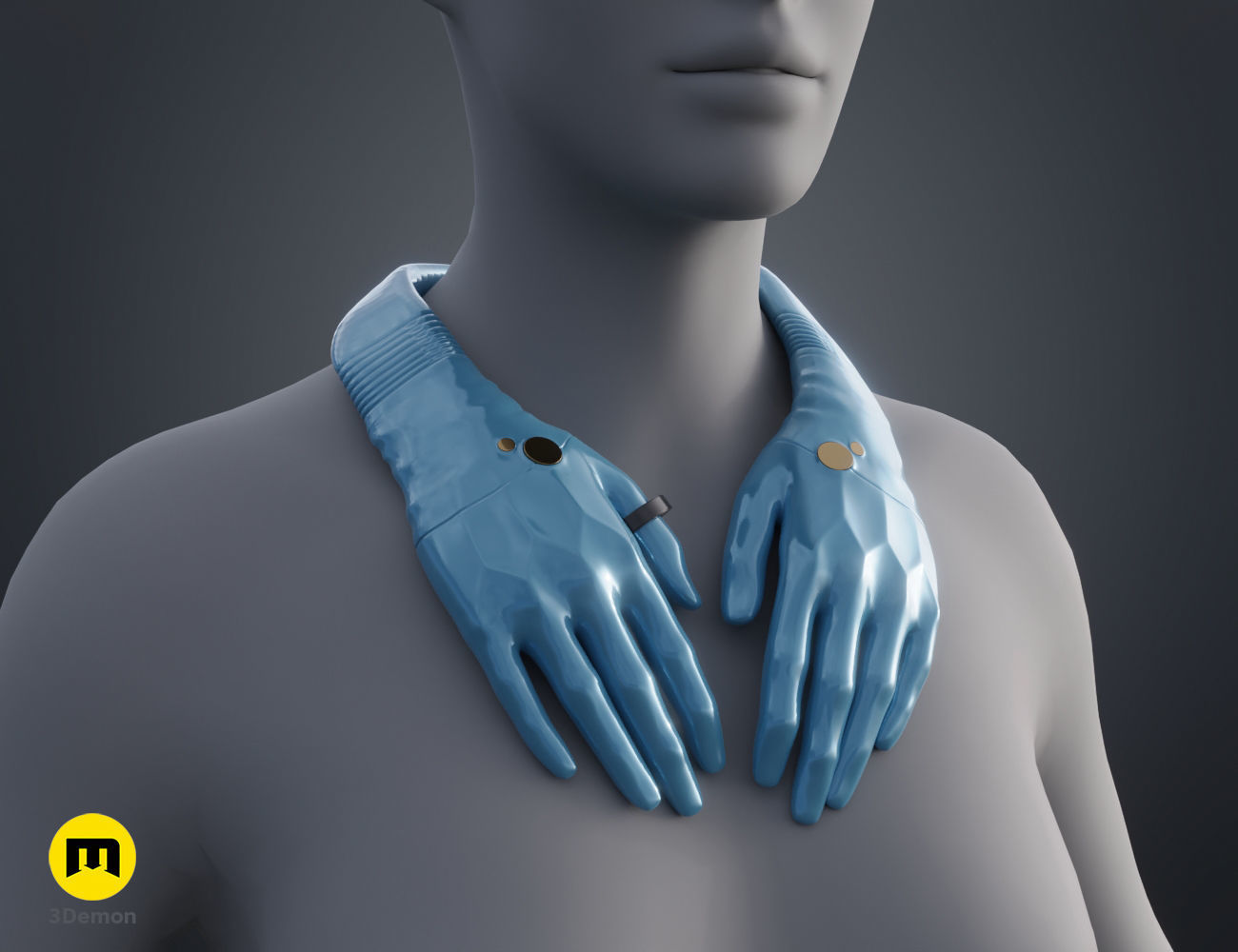 DEATH STRANDING 2 FRAGILE GLOVES MASK 3D model 3D printable | CGTrader