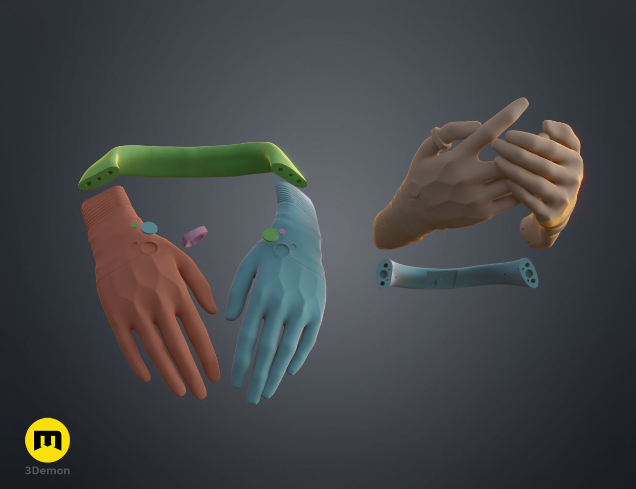 DEATH STRANDING 2 FRAGILE GLOVES MASK 3D model 3D printable | CGTrader