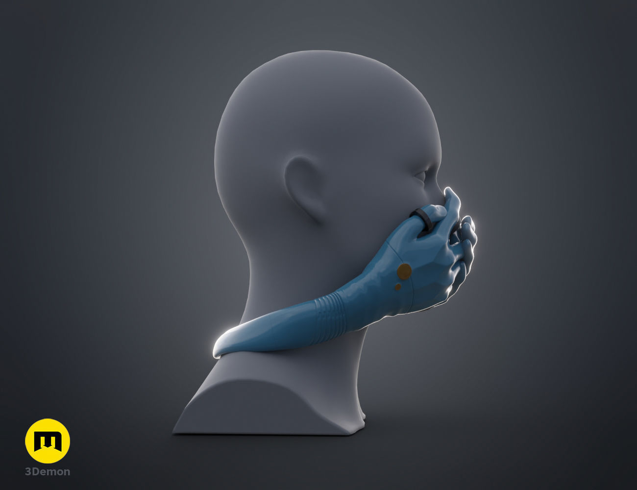 DEATH STRANDING 2 FRAGILE GLOVES MASK 3D model 3D printable | CGTrader