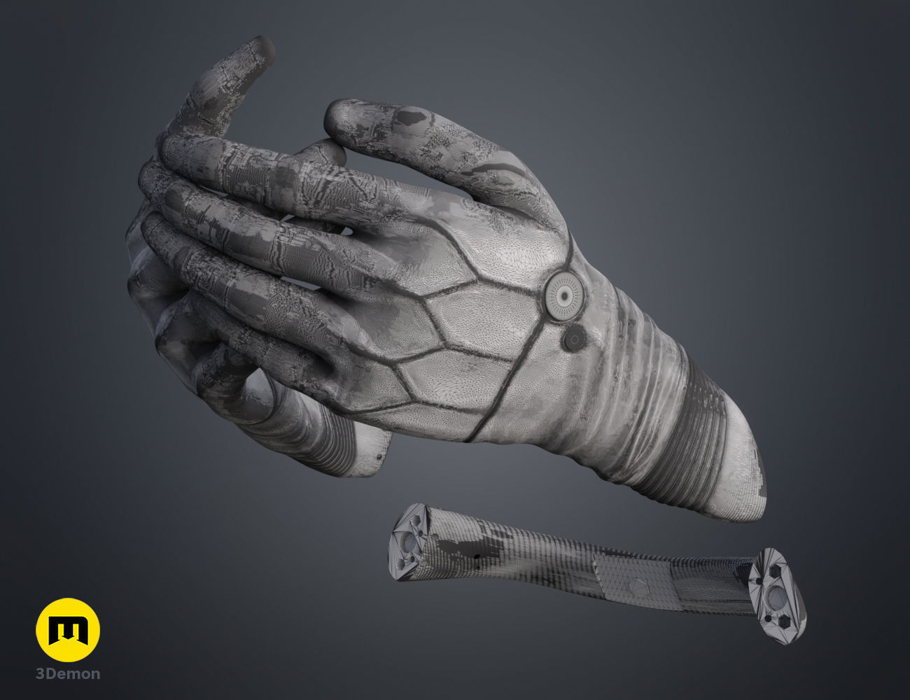 DEATH STRANDING 2 FRAGILE GLOVES MASK 3D model 3D printable | CGTrader