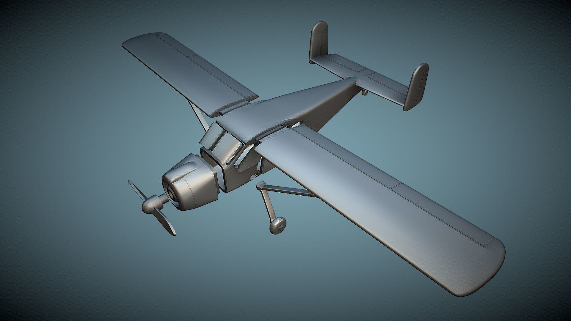 Max Holste MH-1521 Broussard - 3D Printable Model 3D model 3D printable ...