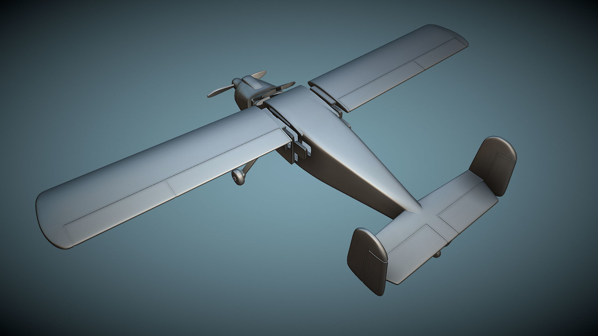 Max Holste MH-1521 Broussard - 3D Printable Model 3D model 3D printable ...