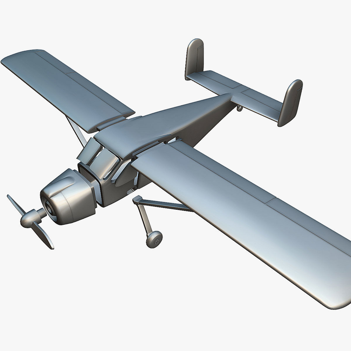 Max Holste MH-1521 Broussard - 3D Printable Model 3D model 3D printable ...