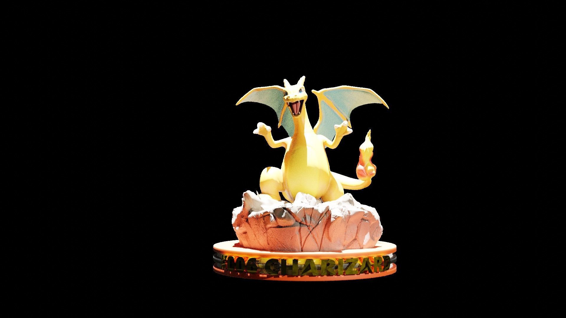 3D model POKEMON 006 CHARIZARD VR / AR / low-poly | CGTrader