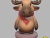 Party Animal Morse Moose 3D model 3D printable | CGTrader