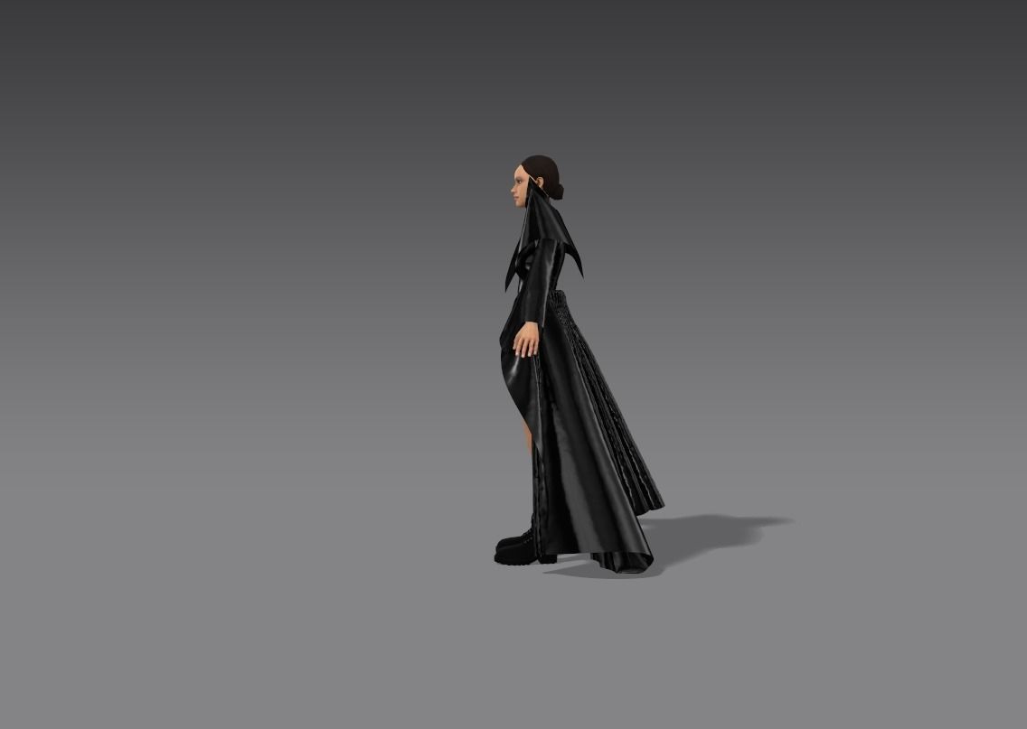 3d scifi dress 3d costume 3D model | CGTrader