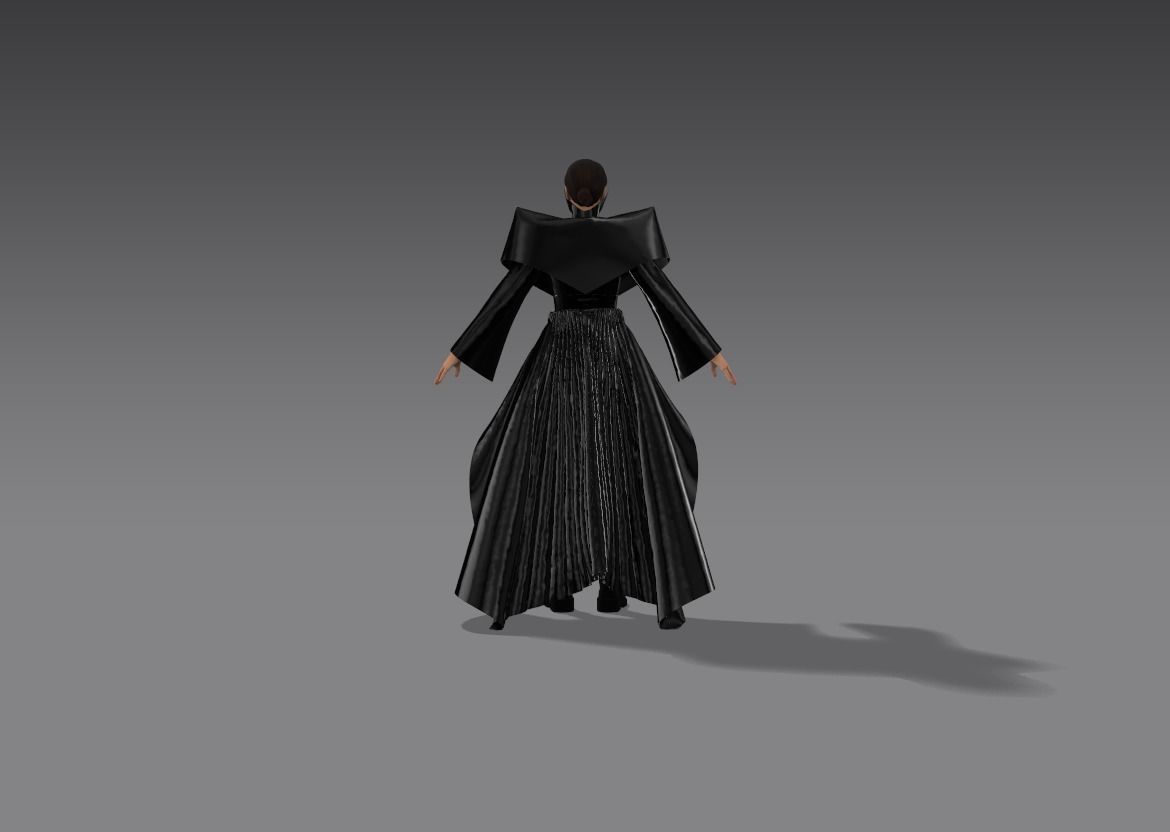 3d scifi dress 3d costume 3D model | CGTrader