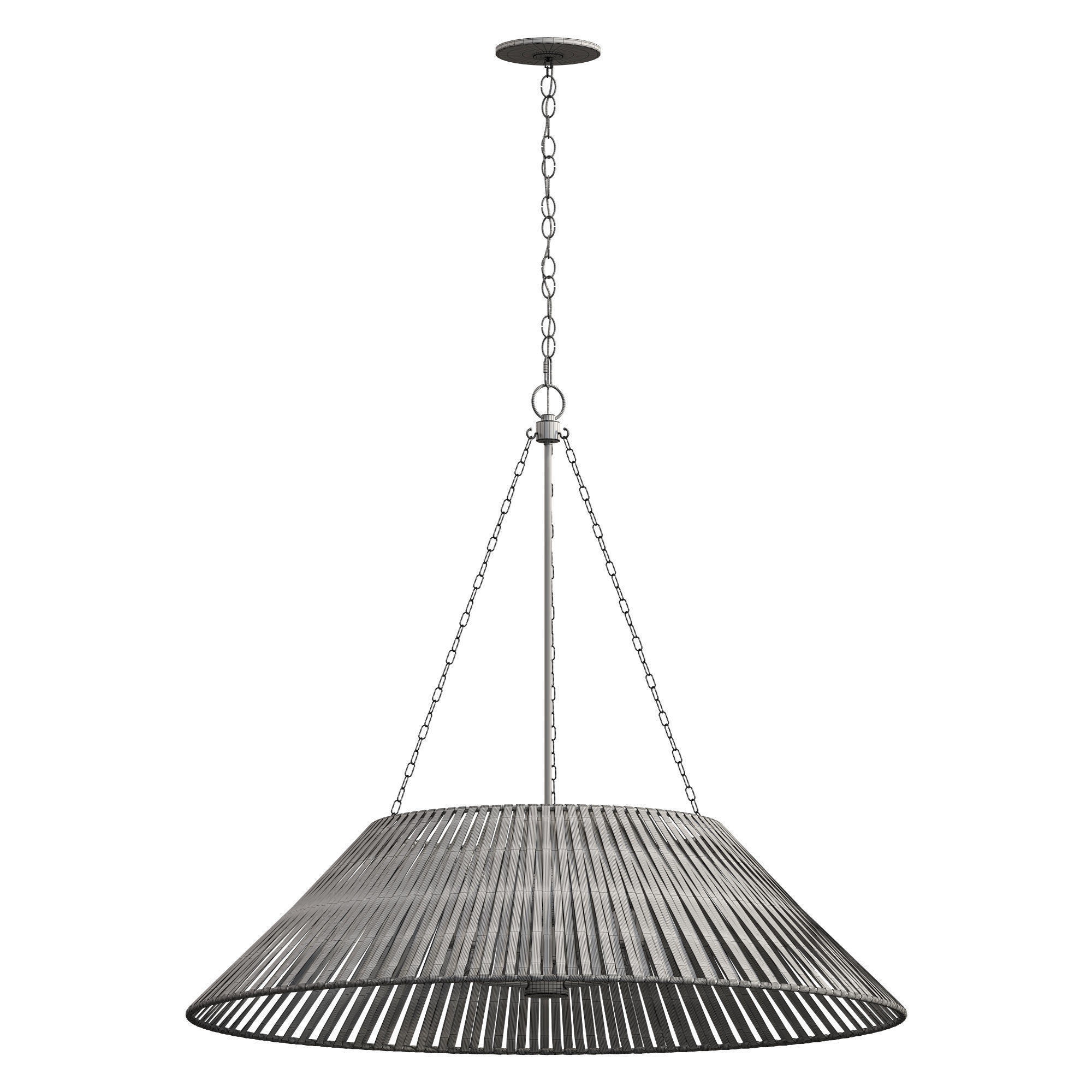 Corinne Extra Large Wrapped Hanging Shade 3D model | CGTrader