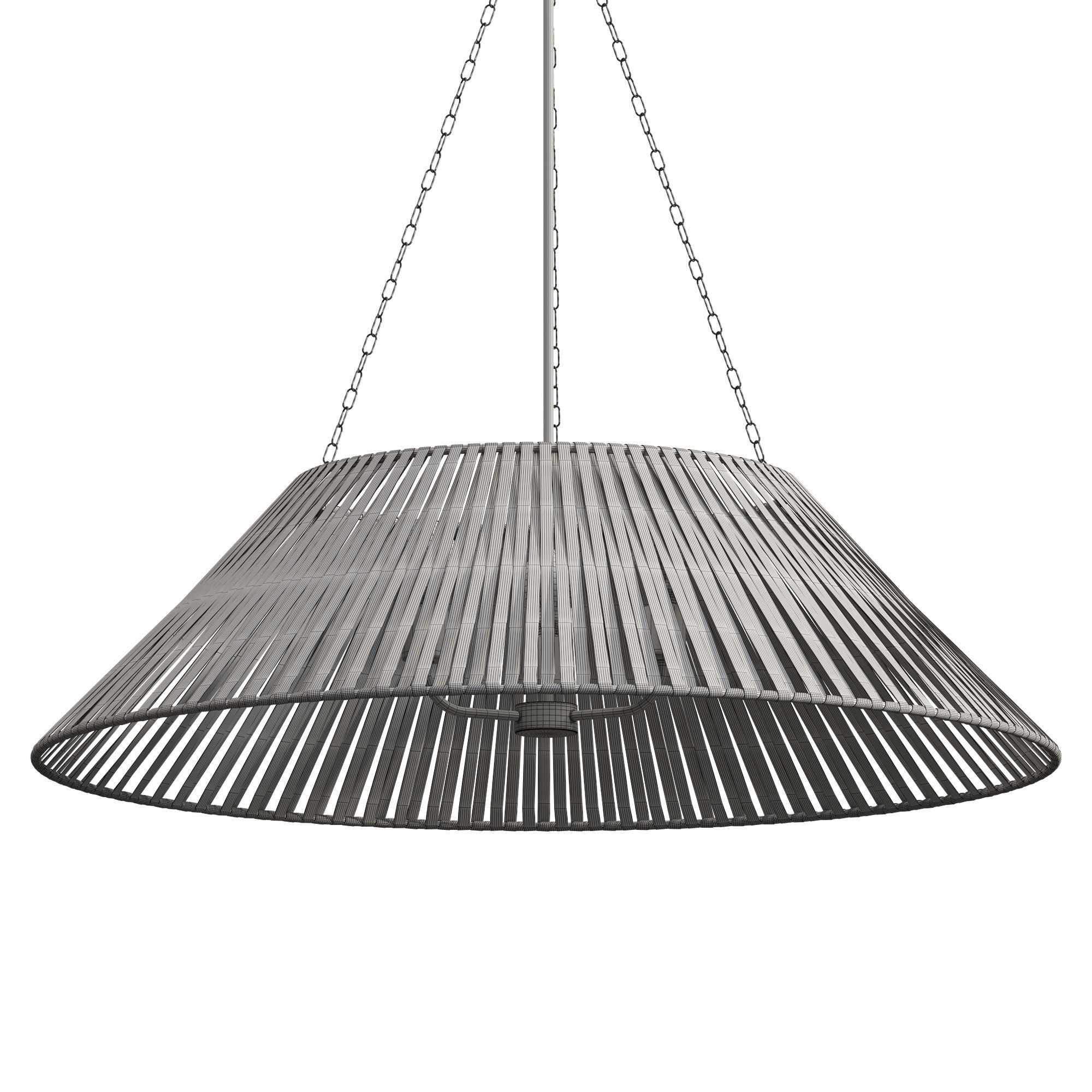 Corinne Extra Large Wrapped Hanging Shade 3D model | CGTrader