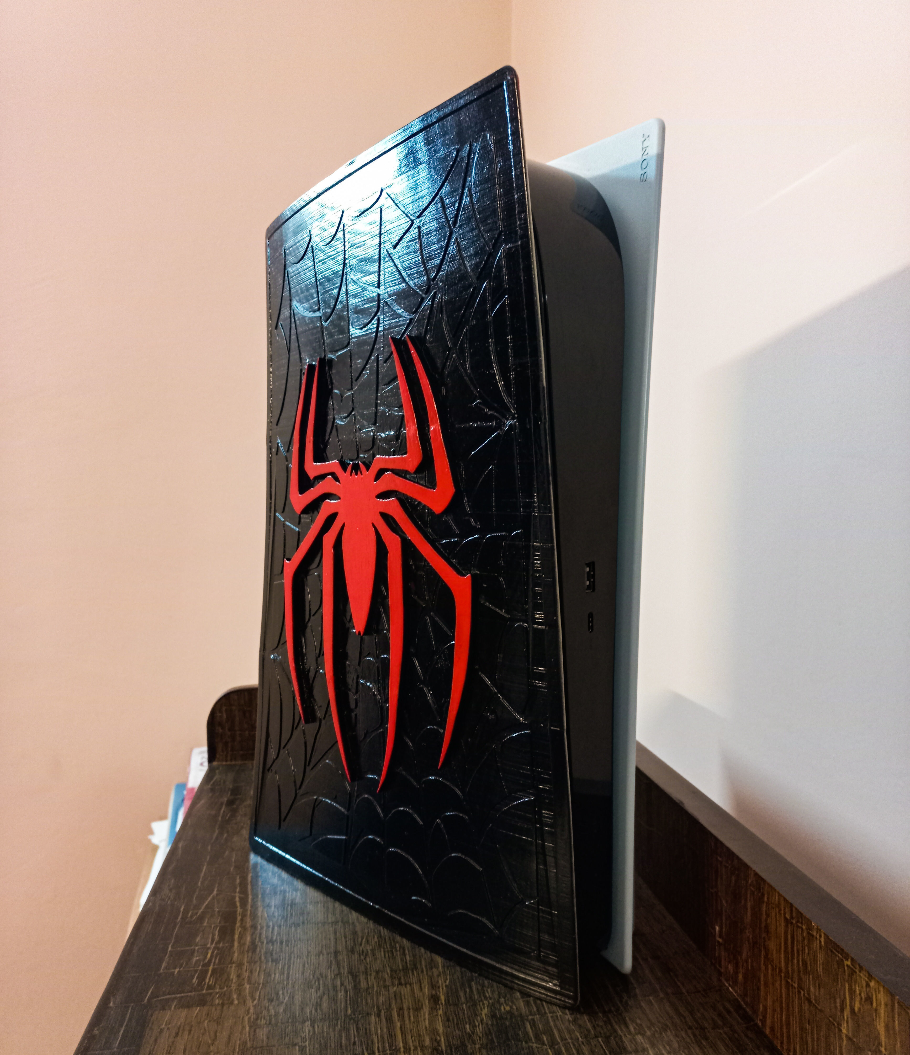 Spiderman PS5 Faceplate Custom Playstation 5 Side Panel 3D model 3D ...