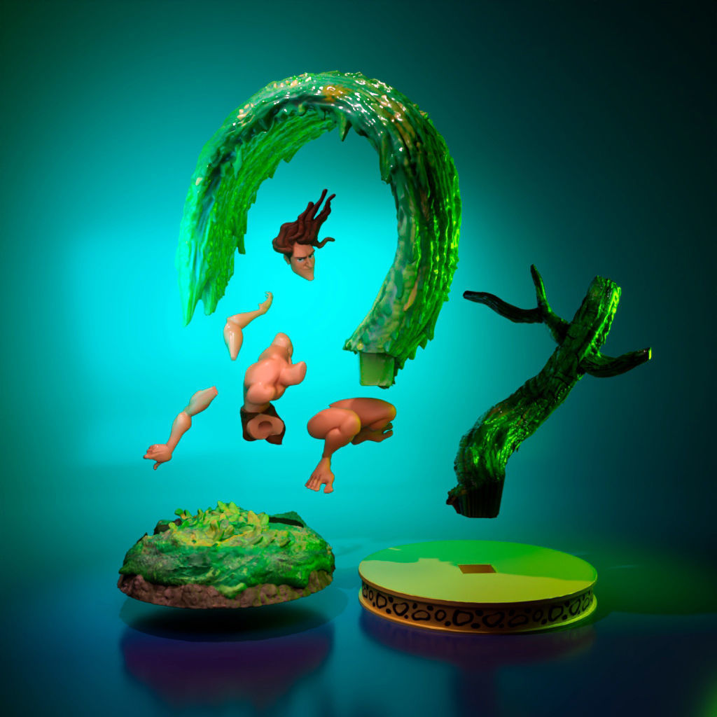 Tarzan-Disney Fan art 3D model 3D printable | CGTrader