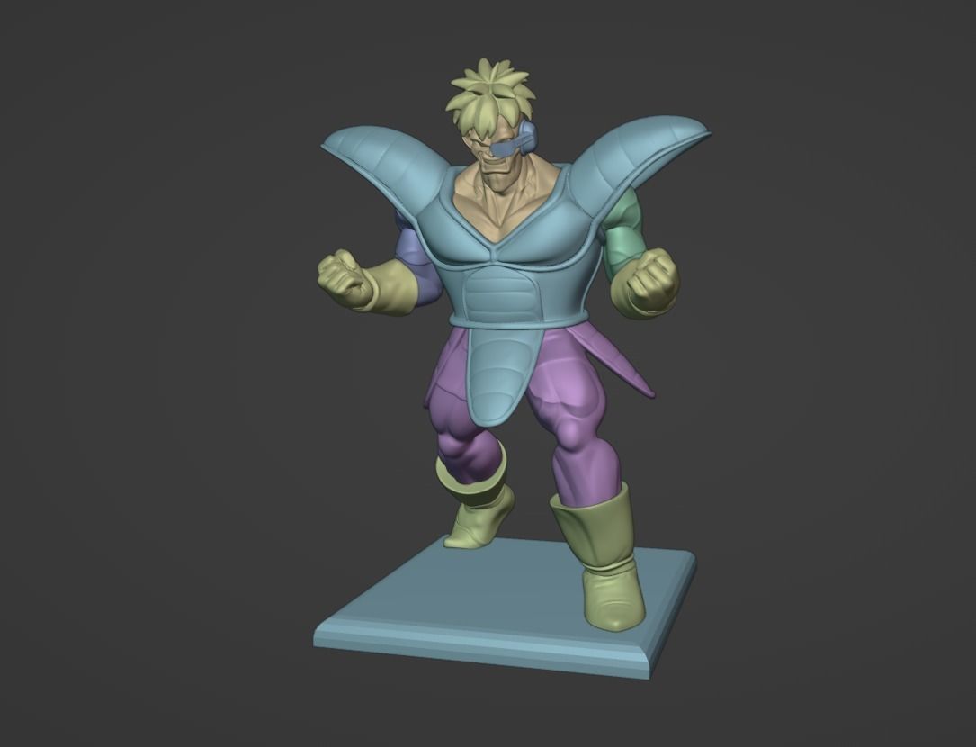 DBZ Recoome from Ginyu force 3D model 3D printable | CGTrader