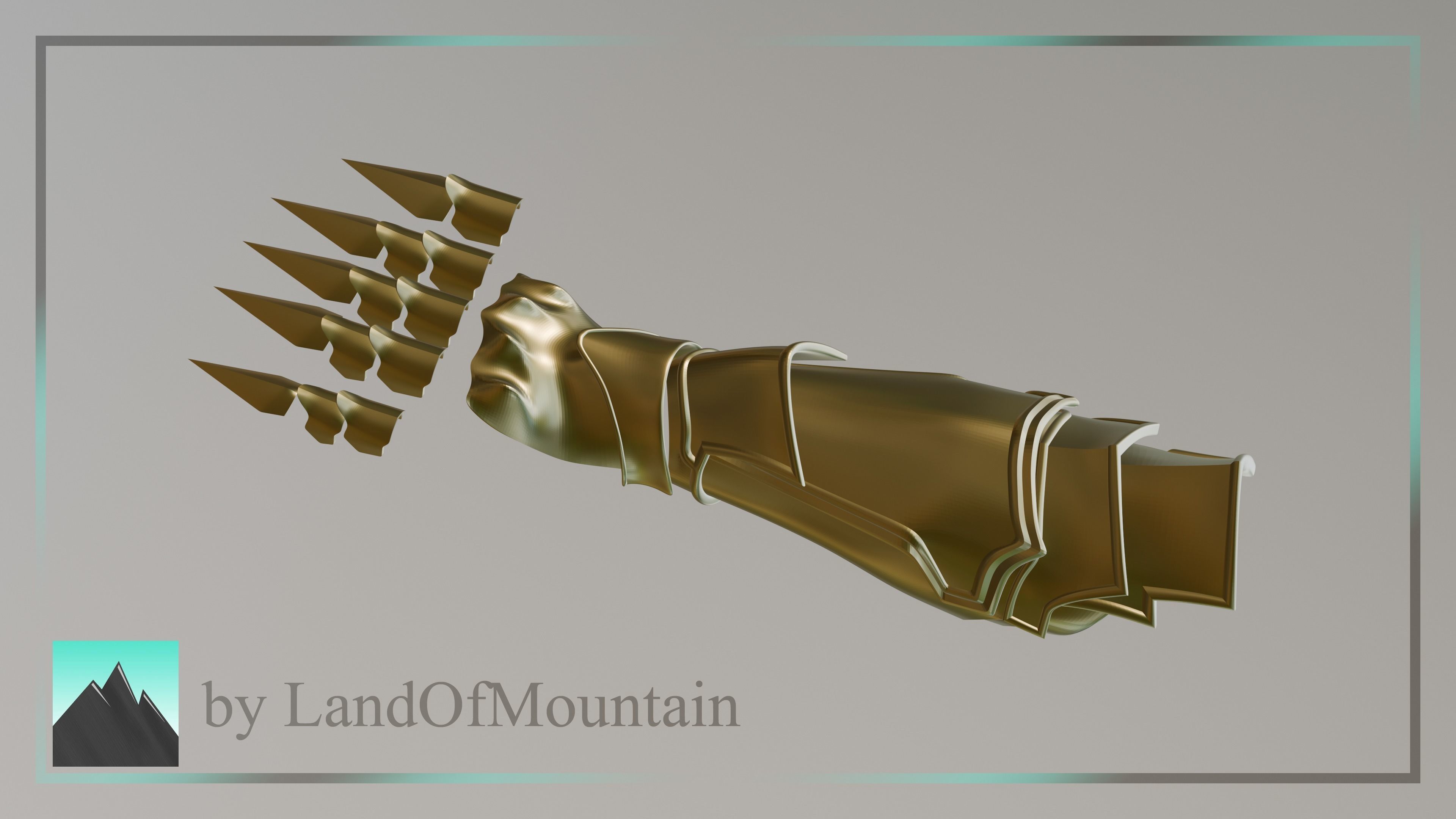 Final Fantasy VII - Vincent Valentine Armor Set 3D model 3D printable ...