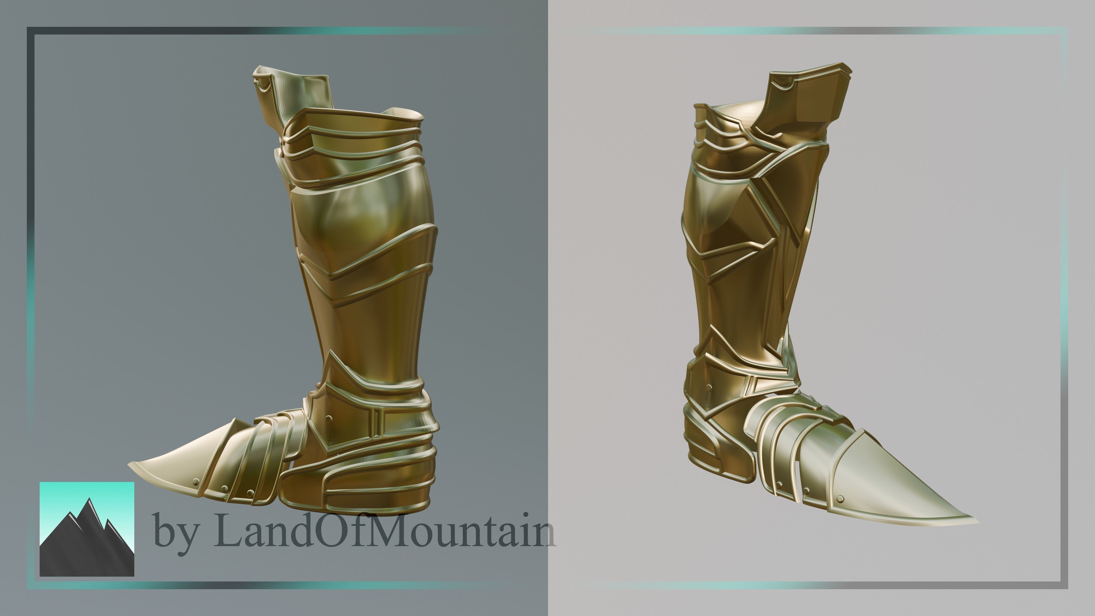 Final Fantasy VII - Vincent Valentine Armor Set 3D model 3D printable ...