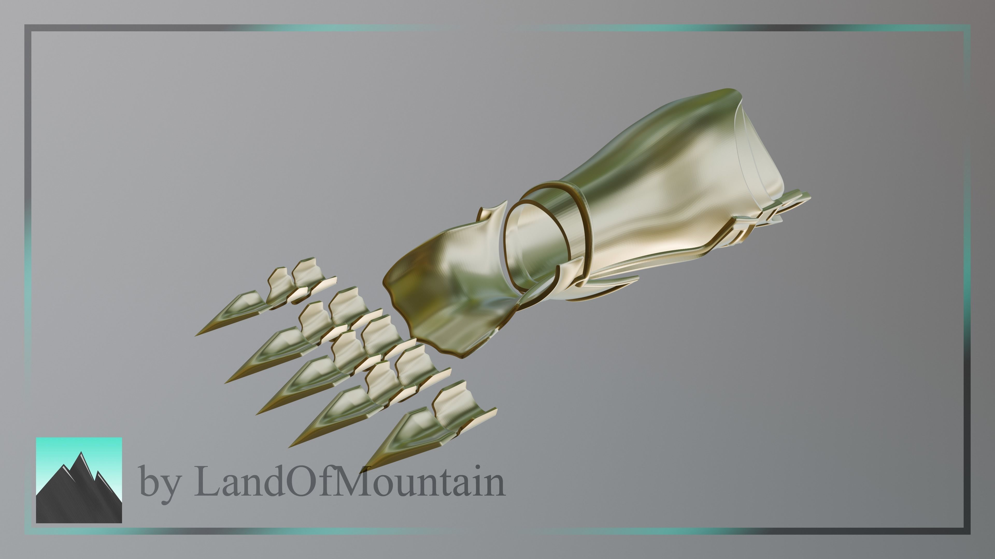Final Fantasy VII - Vincent Valentine Armor Set 3D model 3D printable ...