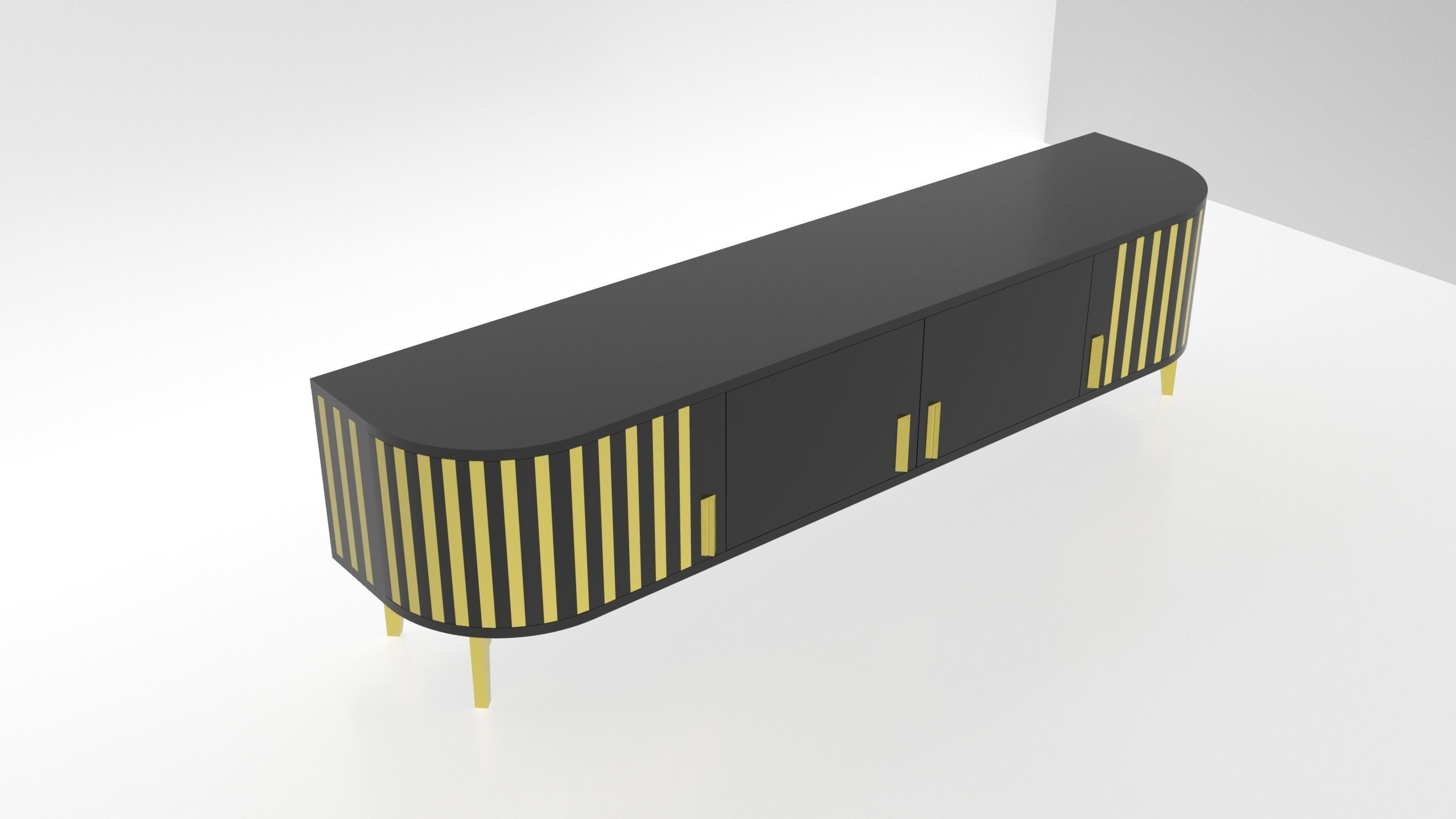 3D model specialis modern plexi tv unitates VR / AR / low-poly | CGTrader