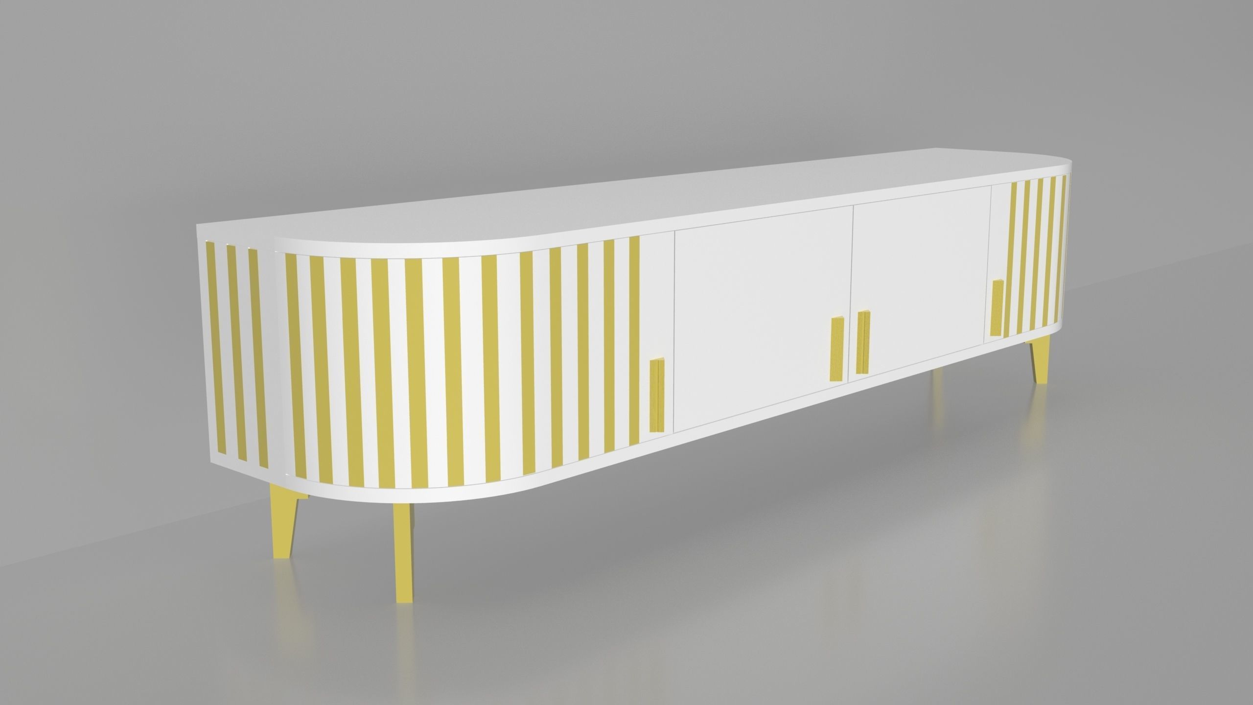 3D model specialis modern plexi tv unitates VR / AR / low-poly | CGTrader