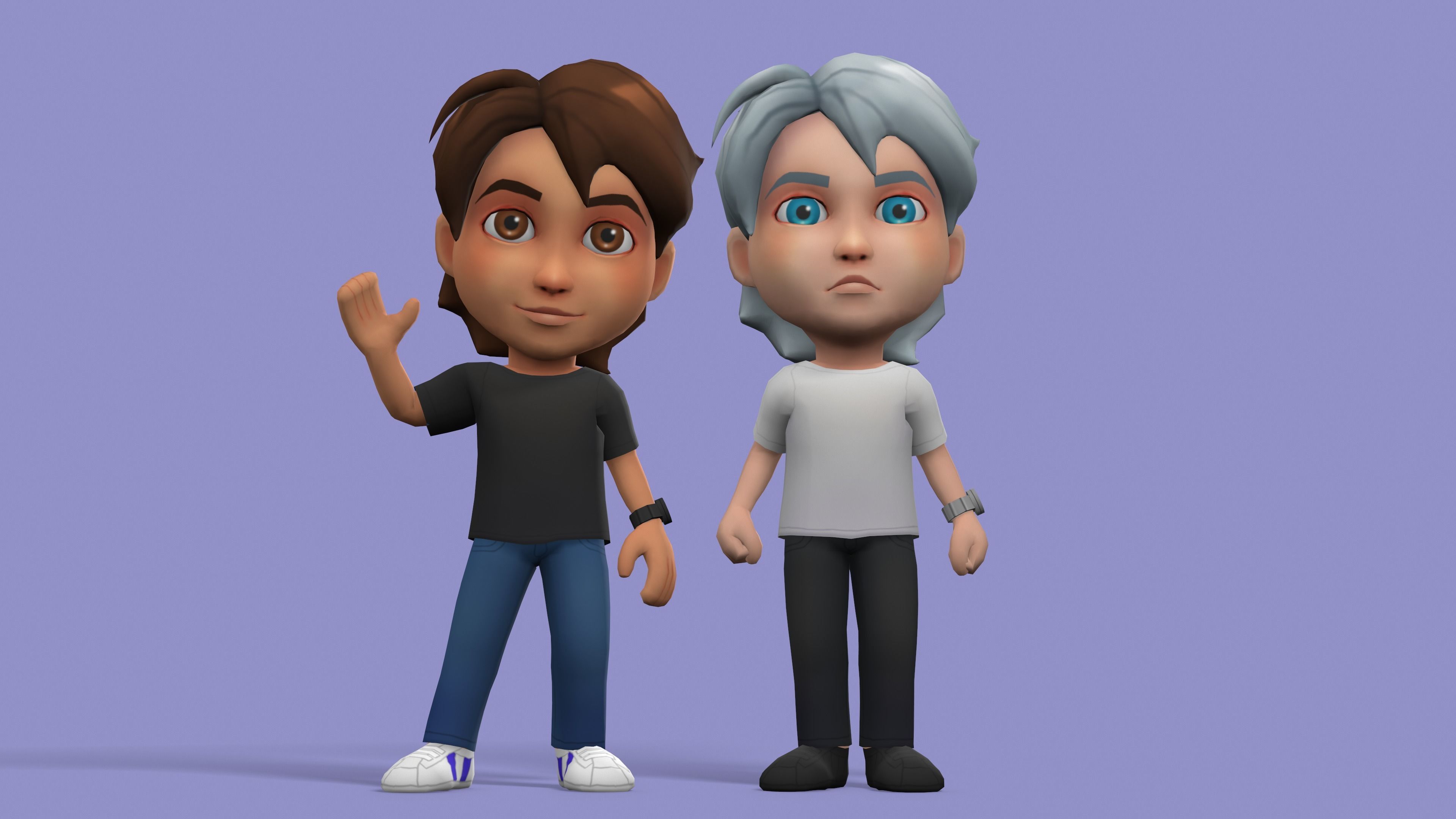 3D model 3D Character - Single Pack VR / AR / low-poly | CGTrader
