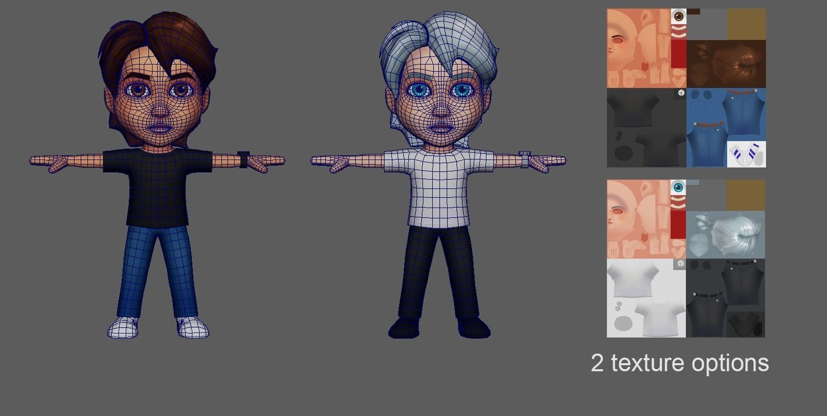 3D model 3D Character - Single Pack VR / AR / low-poly | CGTrader