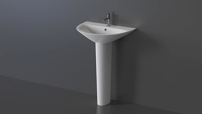 Basin Sink 45 3D model | CGTrader