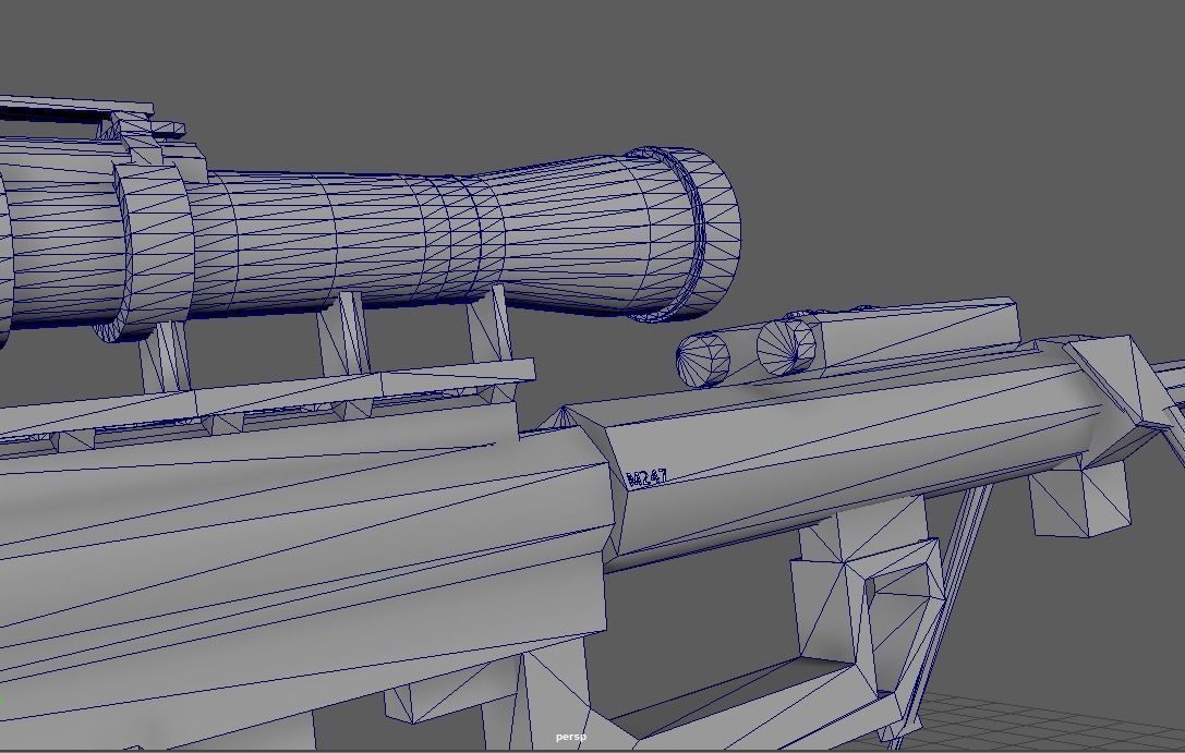 M247 Sniper Rifle 3D Model High Detail Military Weapon 3D model | CGTrader